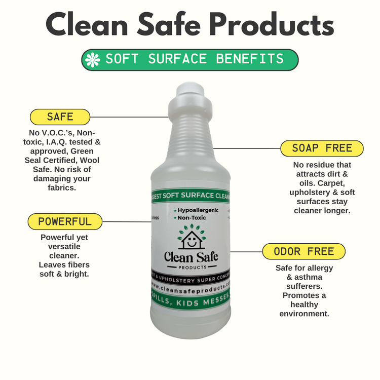 World's Easiest Soft Surface Cleaning Solution – Clean Safe Products
